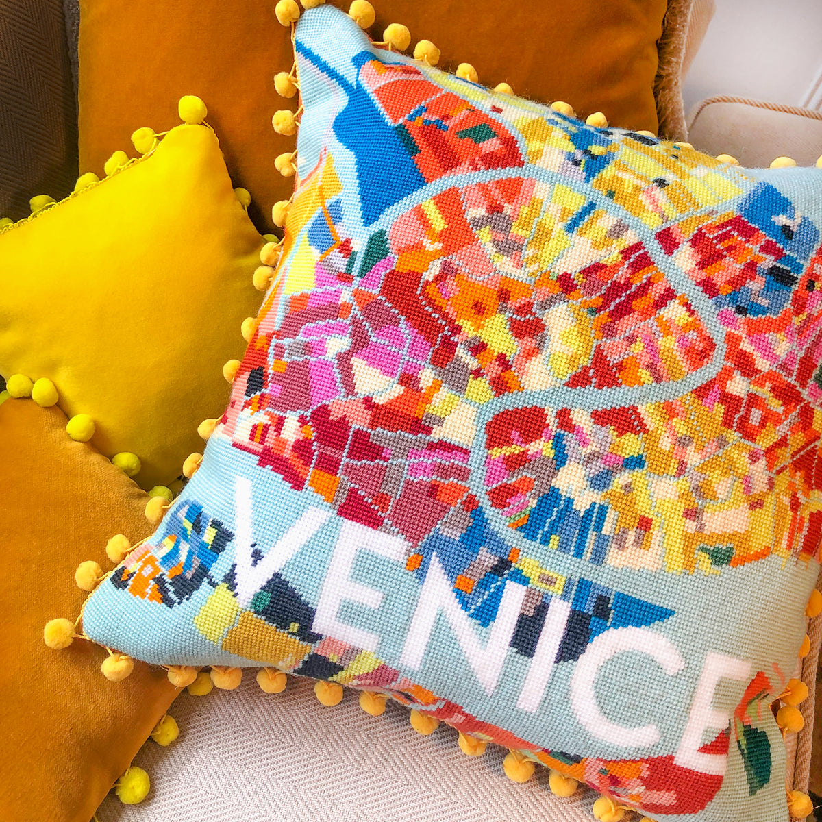 Venice City Map Needlepoint Kit – Hannah Bass