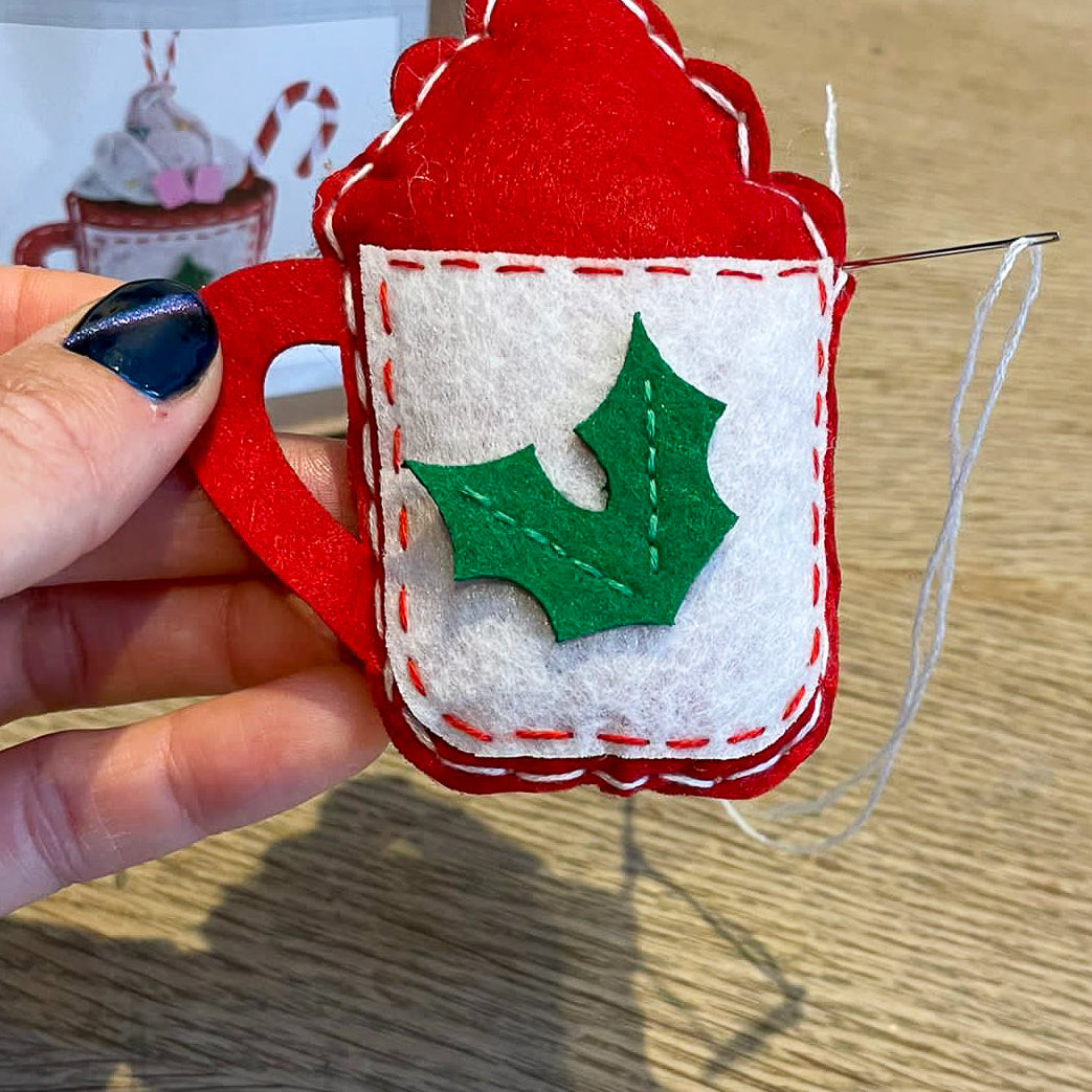 Christmas Hot Chocolate Felt Kit – Hannah Bass