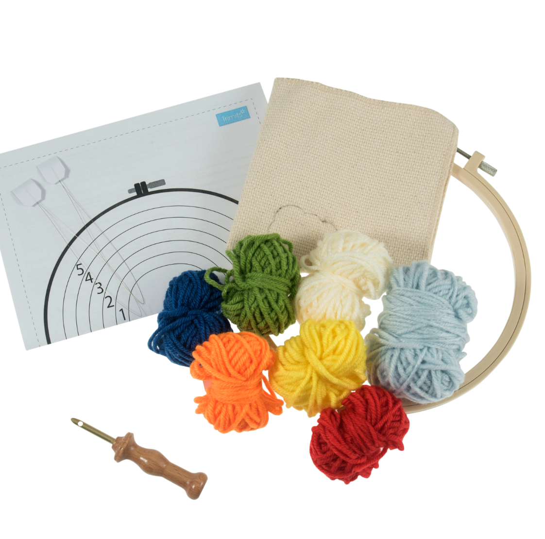 Rainbow Punch Needle Kit – Hannah Bass