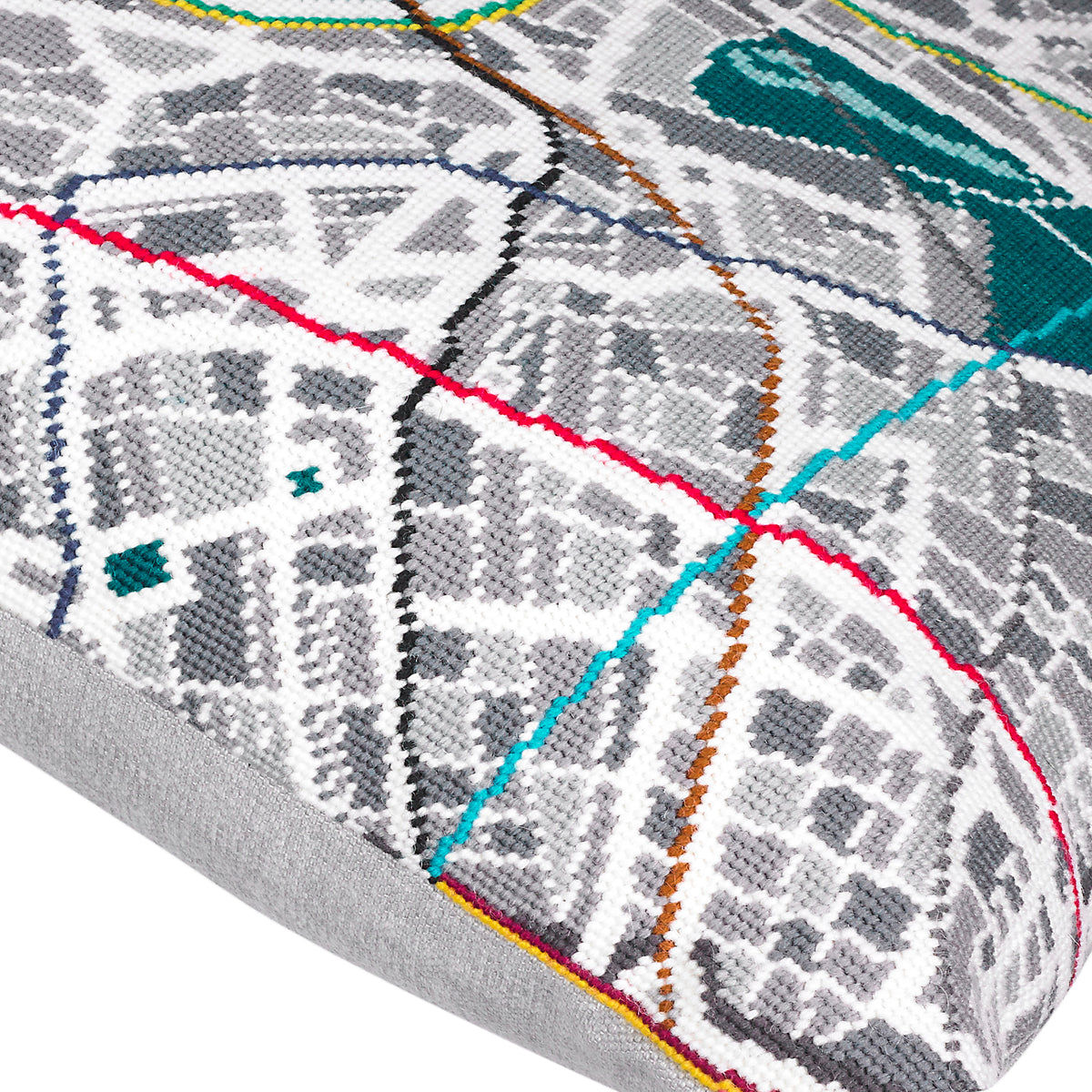 London Metro Map Needlepoint Kit – Hannah Bass